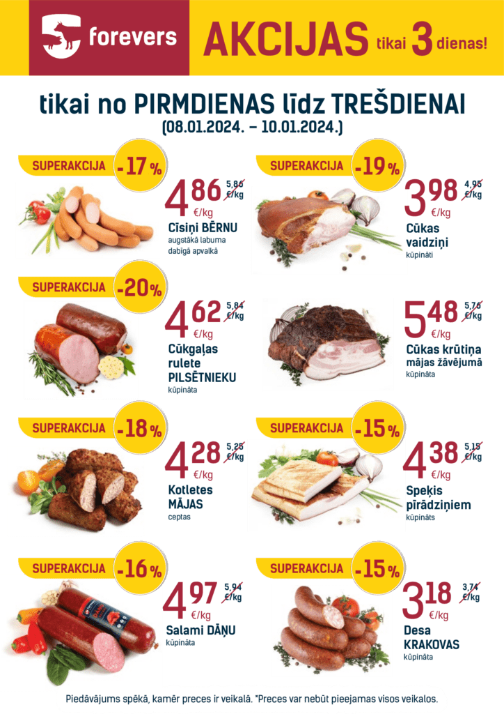 AKCIJAS – FOREVERS
