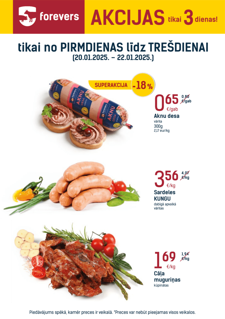 AKCIJAS - FOREVERS