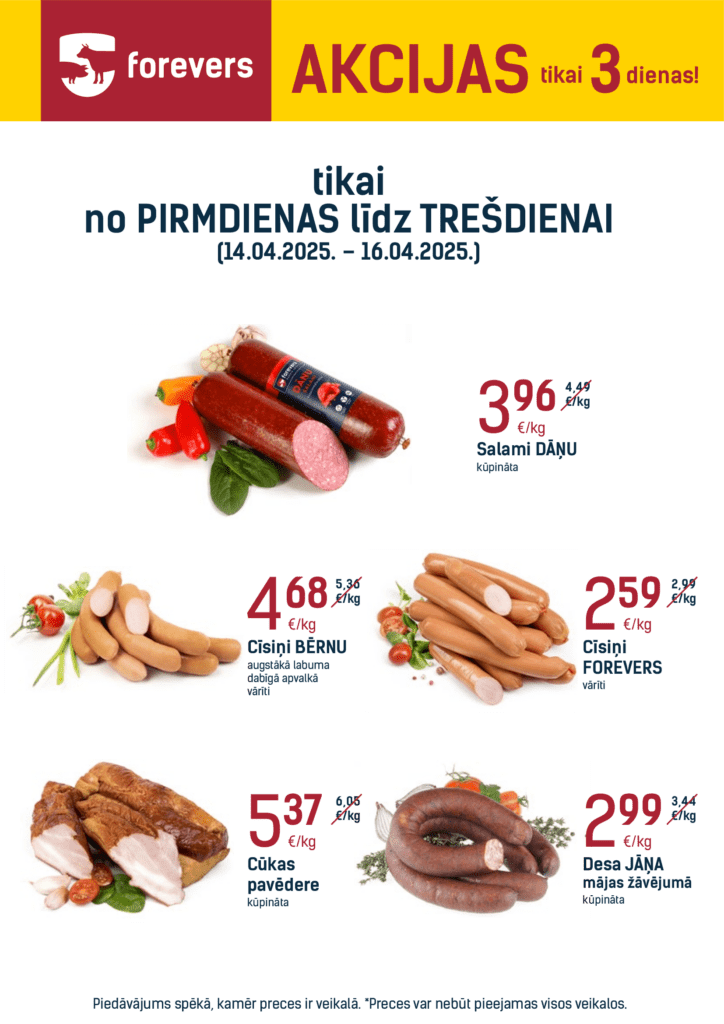 AKCIJAS - FOREVERS